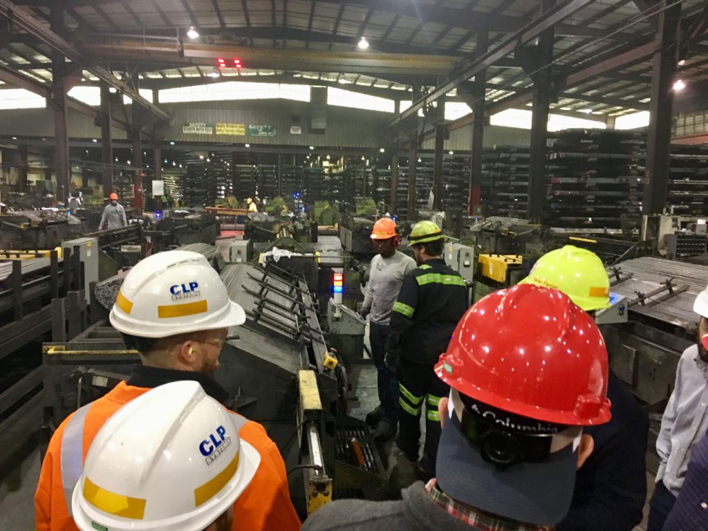 New Employees Tour Threaded Rod Manufacturing Plant - CLP Systems